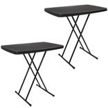Winado 30'' Rectangular Adjustable Folding Table & Reviews | Wayfair